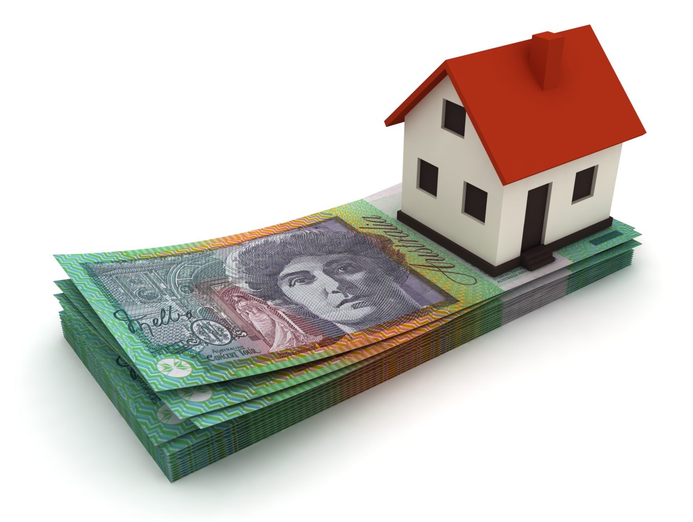 Australian currency house real estate price mortgage concept | Finance ...